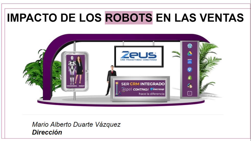 CRMZeus | EL IMPACTO DE LOS ROBOTS EN LAS VENTAS